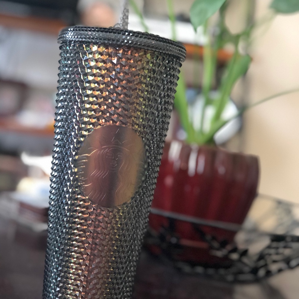 Starbucks Fall 2020 Dark Bling Studded Tumbler - Gem